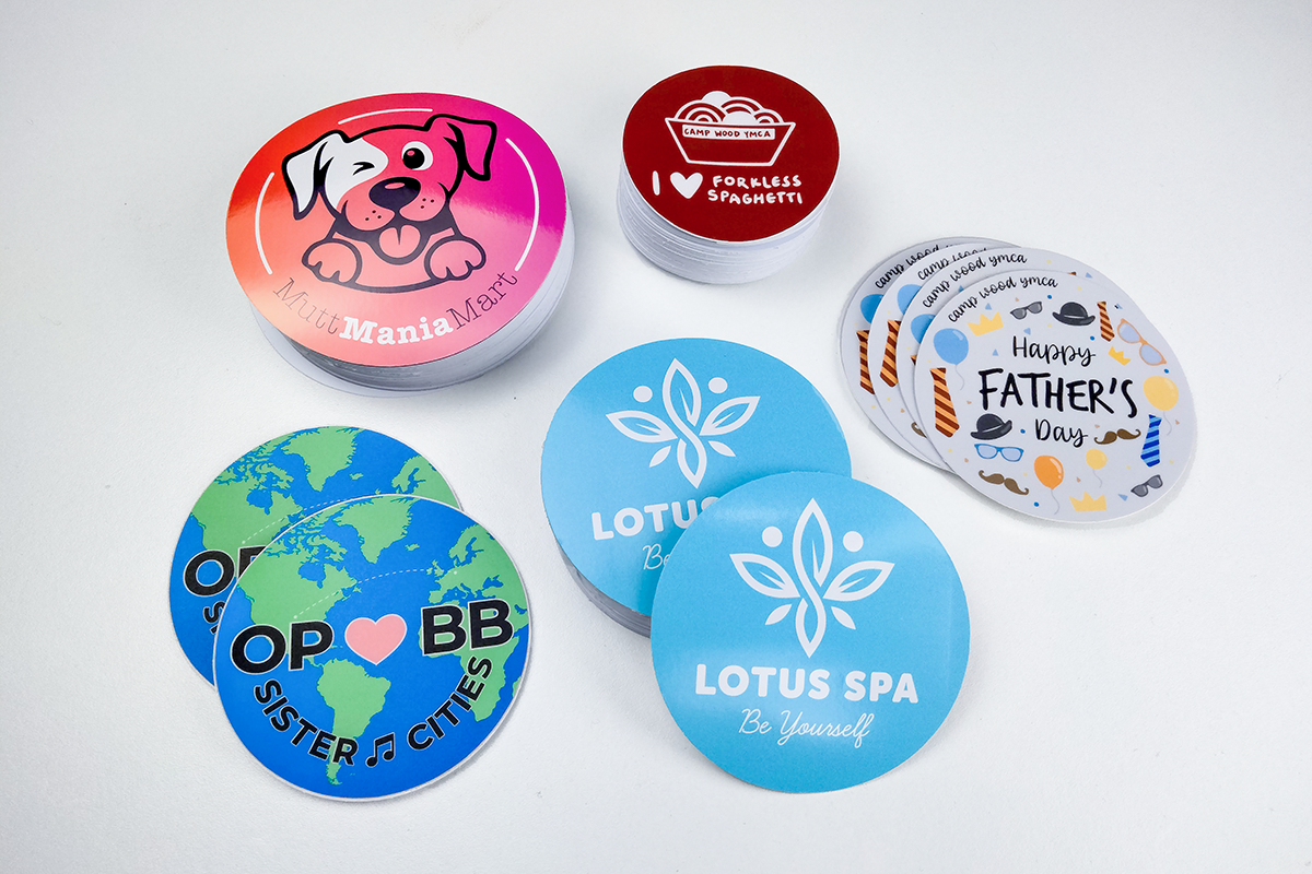 Circle Stickers - Premium Stickers & Banners by Skylark Printing